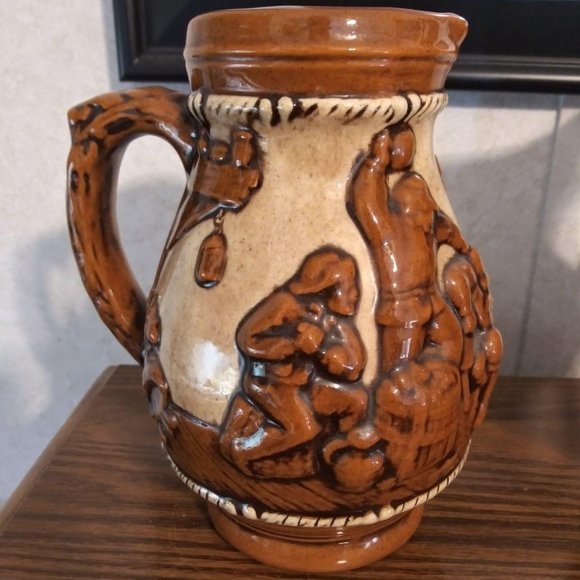 Accents | Hand Painted Fay Dunbar Art Pottery Pitcher Ole | Poshmark